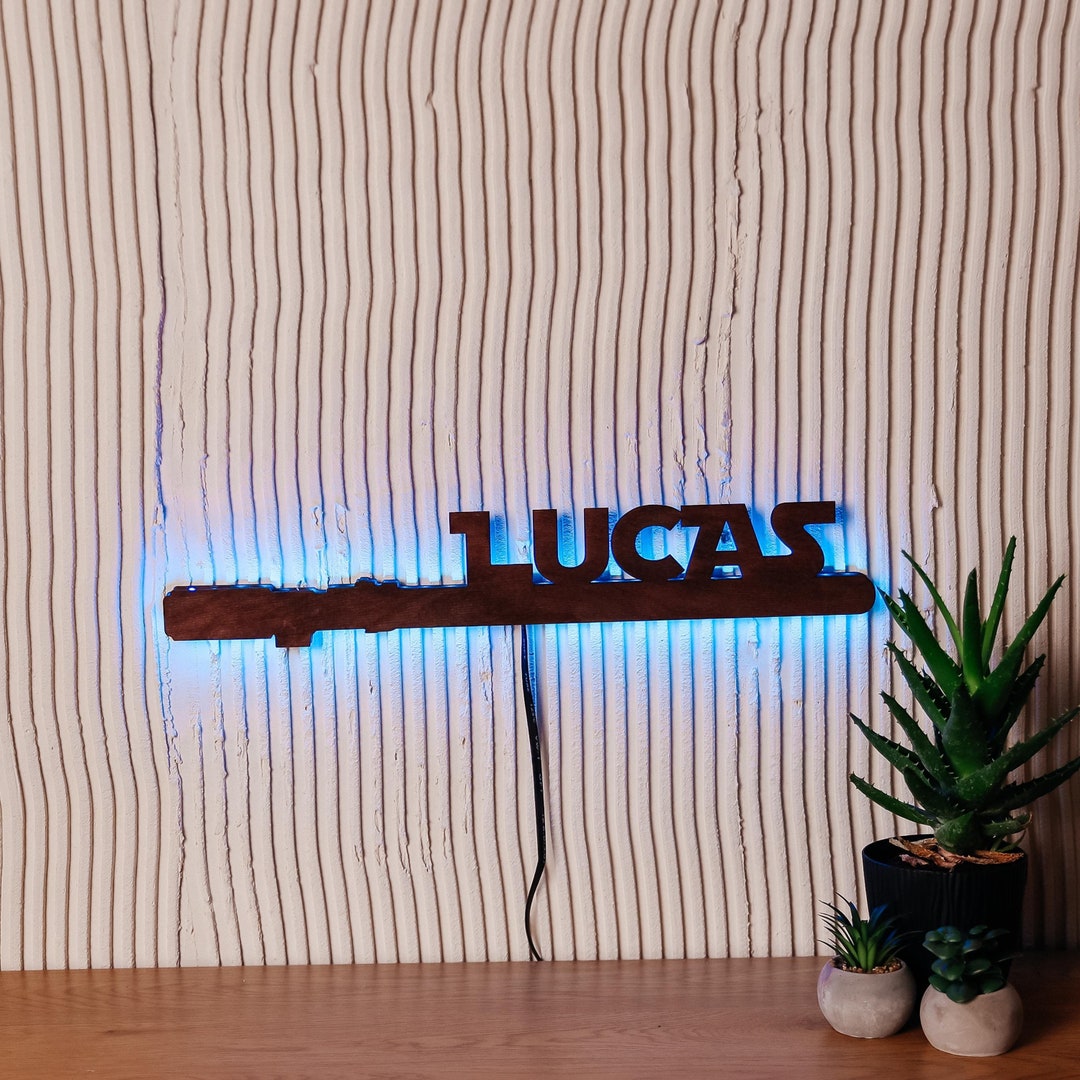 Custom Lightsaber, Lightsaber Sign, Lightsaber Name Sign, Personalized ...