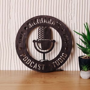 Custom Podcast Sign,recording Studio Sign Custom,podcast Neon Sign ...