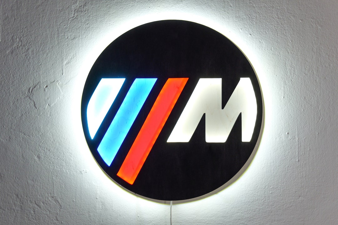 BMW M Neon Sign, BMW M Led Sign, Bmw M Light Sign, Bmw M Sign, Bmw M ...