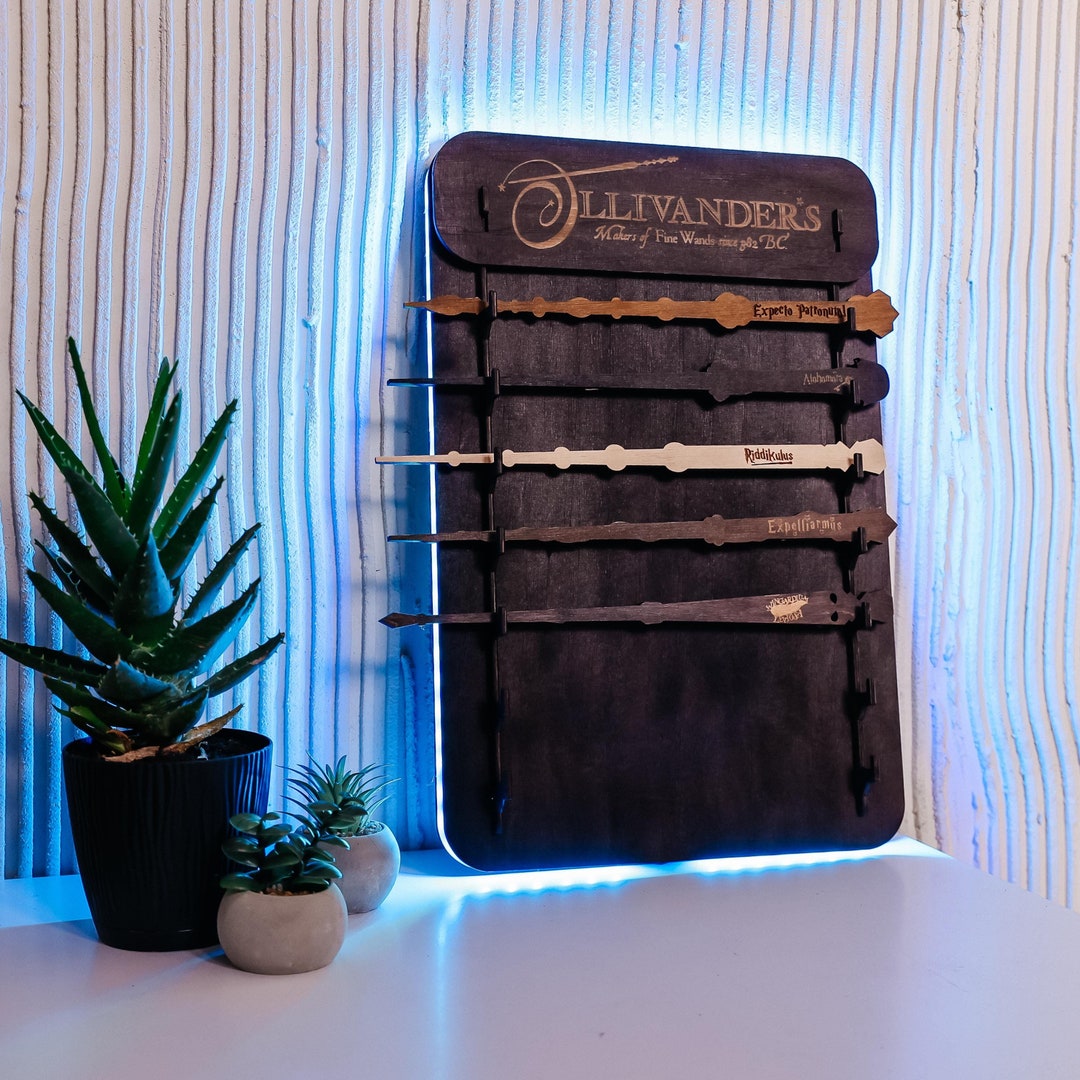 Wand Display Stand,wizard Wand Holder,personalized Wand Case or Stand ...