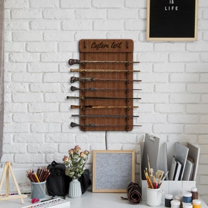 Wand Display Case, Wand Holder Wall Mount, Wand Stand for Wall, Wizard ...