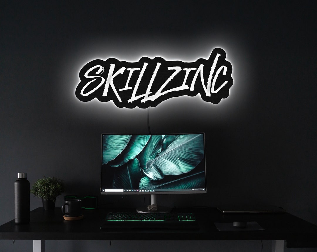 Gamer Tag Sign, Gamertag Neon Sign, Personalized Username Sign ...