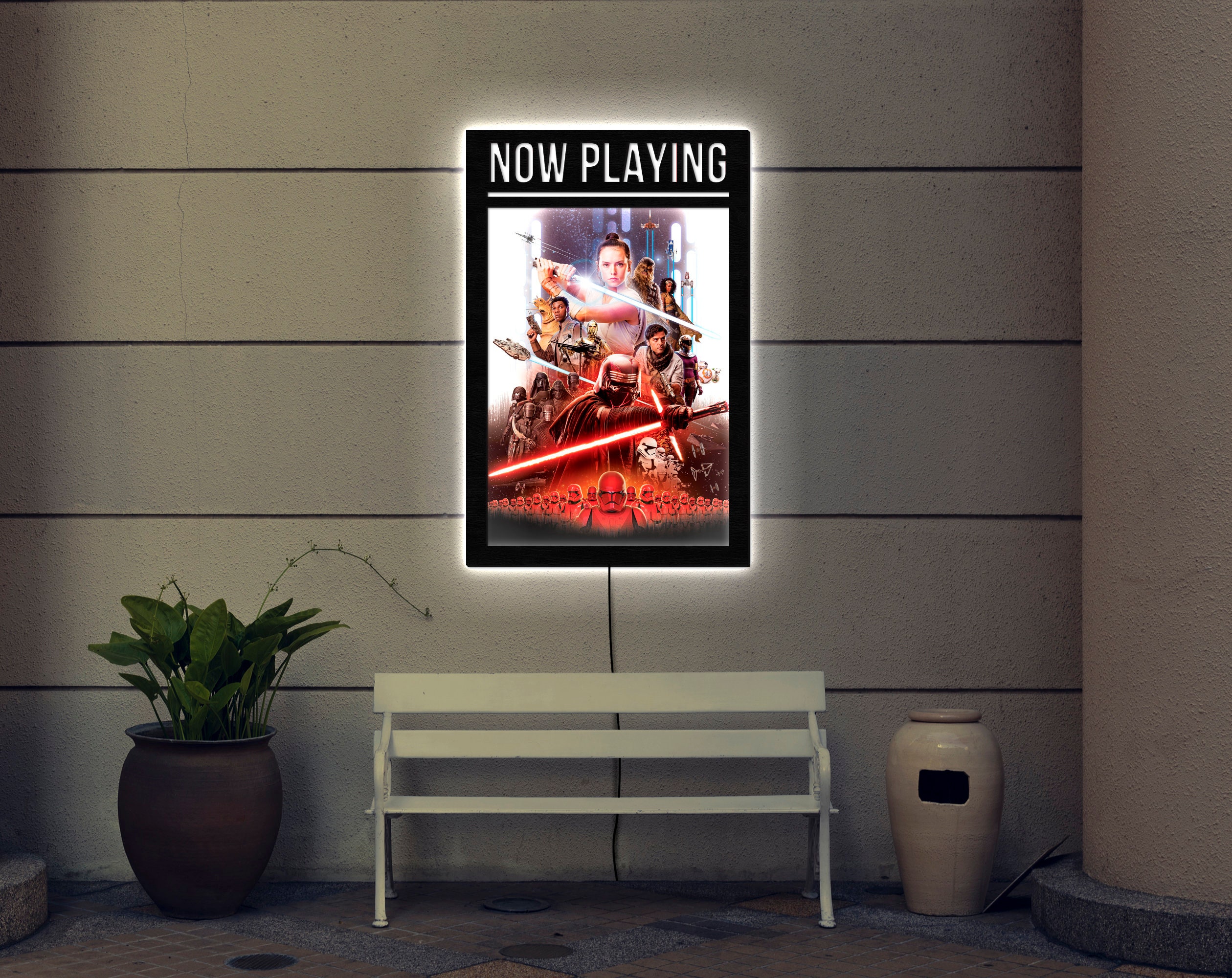Poster Wood Case,movie Poster Neon Sign, Movie Poster Neon Light, Movie ...