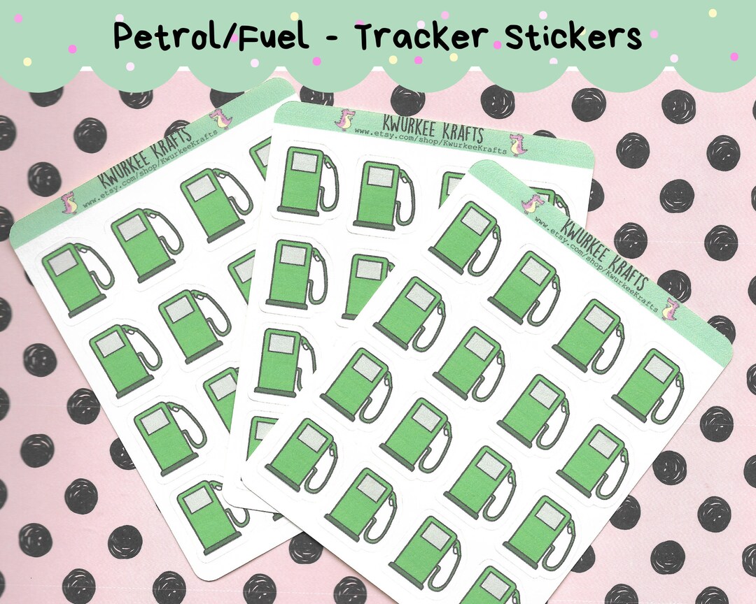 PETROL TRACKER STICKER Sticker Sheet Hand Drawn Stickers Decorative ...
