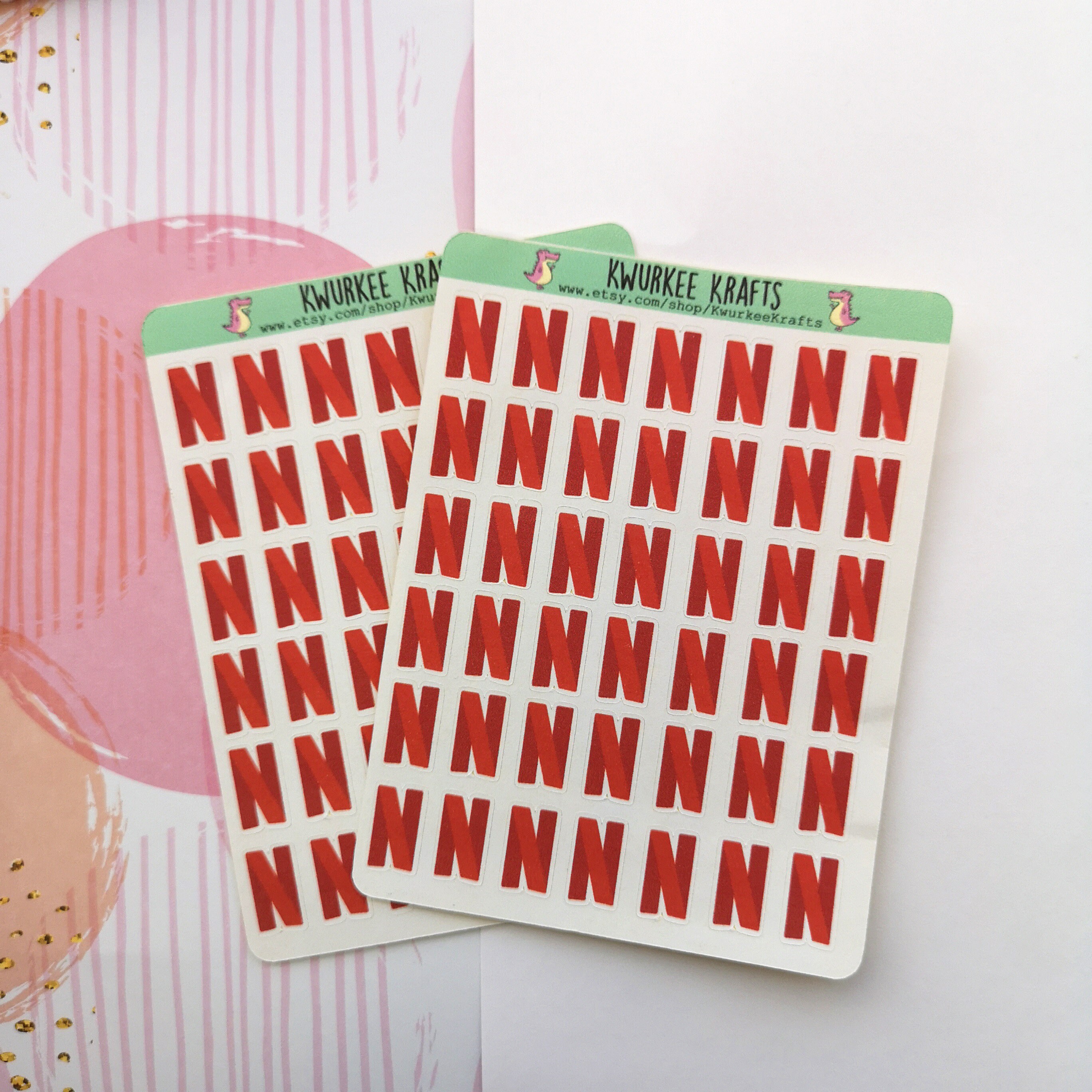 NETFLIX LOGO Series / Watching Tracker Hand Drawn Stickers | Etsy