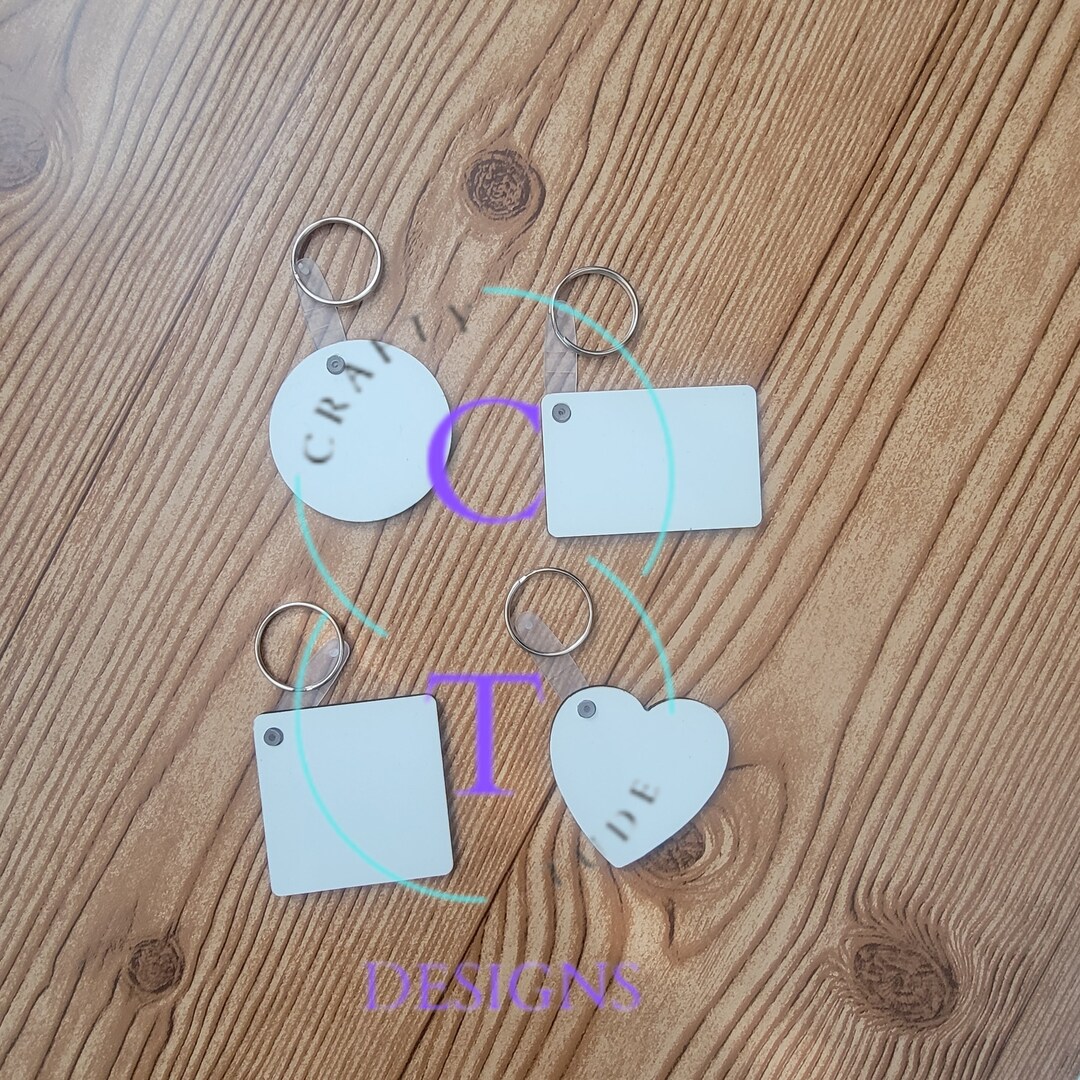 Double Sided Sublimation Keychain, Custom With Picture Keychain, 2 ...