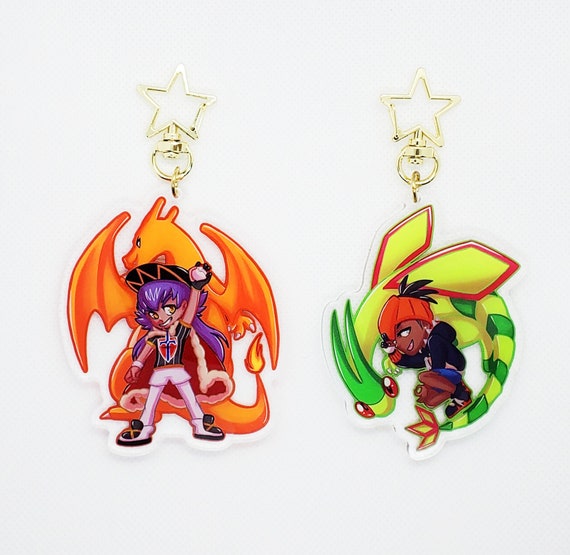 Leon & Raihan Pokemon Sword and Shield Acrylic Charms - Etsy