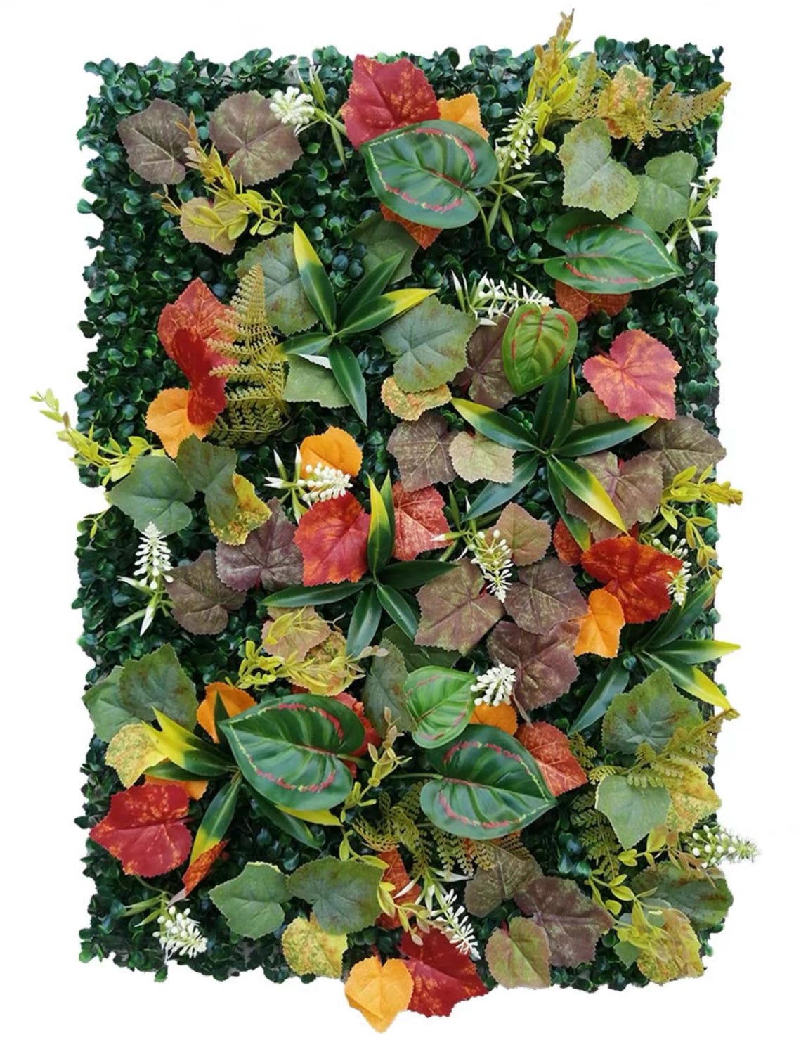 Artificial Greenery Mats 3D Mix Wall Hedge Decor Privacy Plant Fence - Etsy