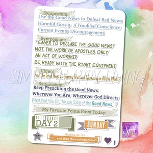 TALK TITLE STICKERS Declare the Good News 2024 Regional Convention of ...