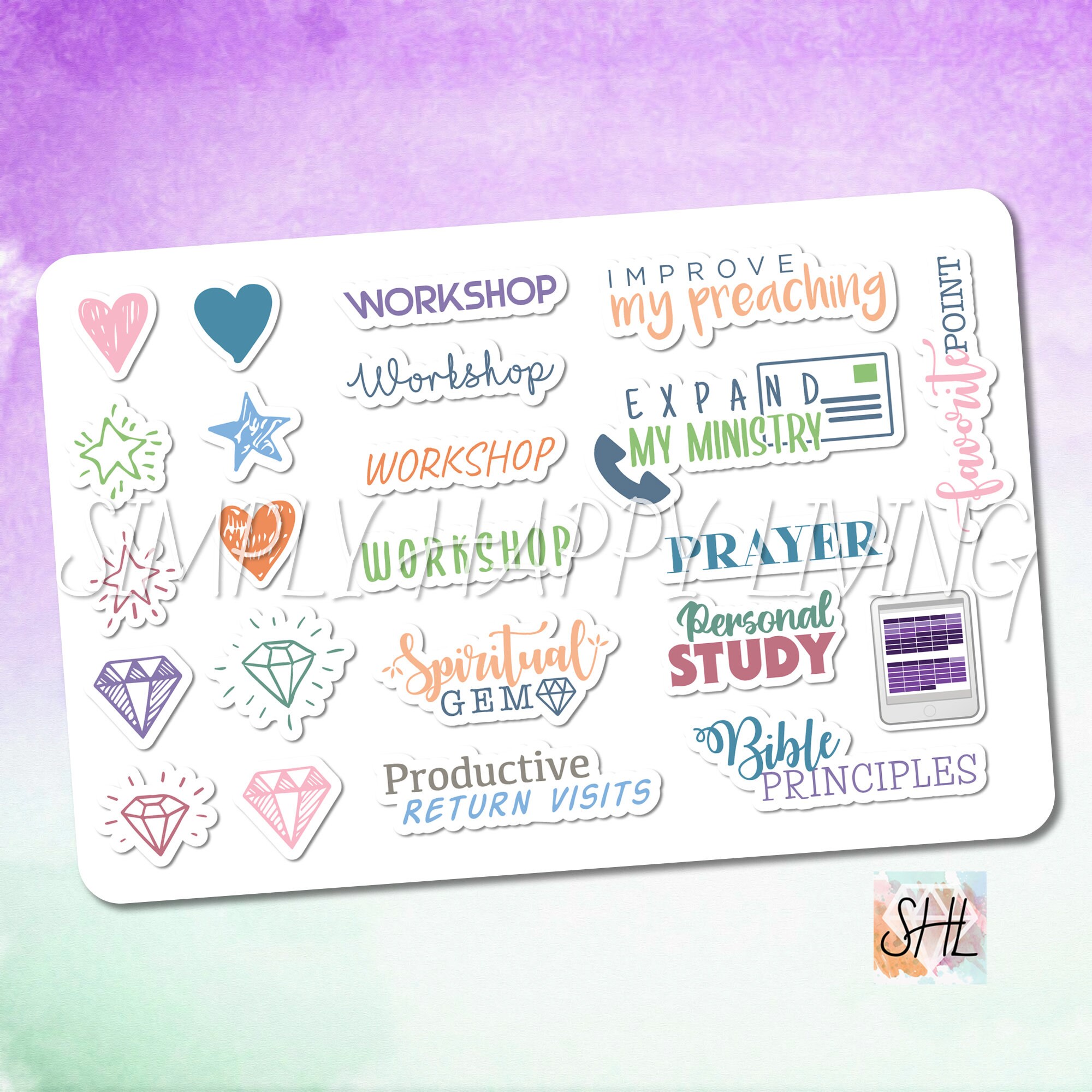 JW Pioneer Service School Stickers - Etsy
