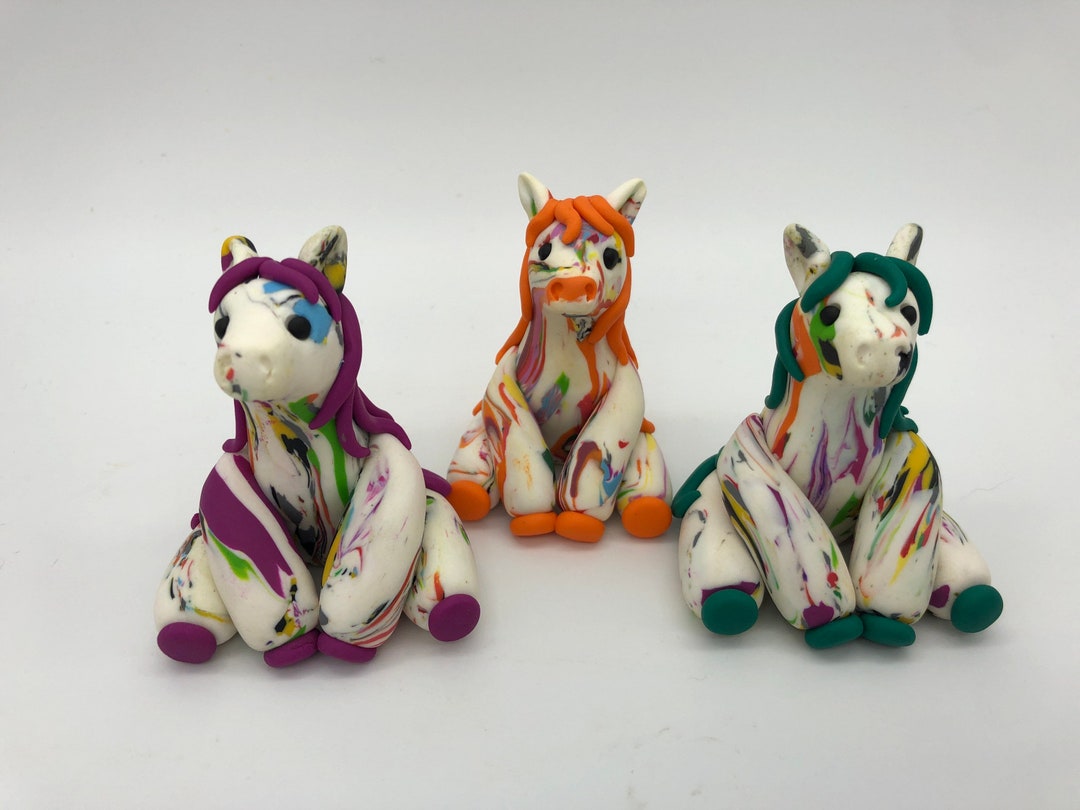 Scrappy Horse / Pony Model / Polymer Clay - Etsy