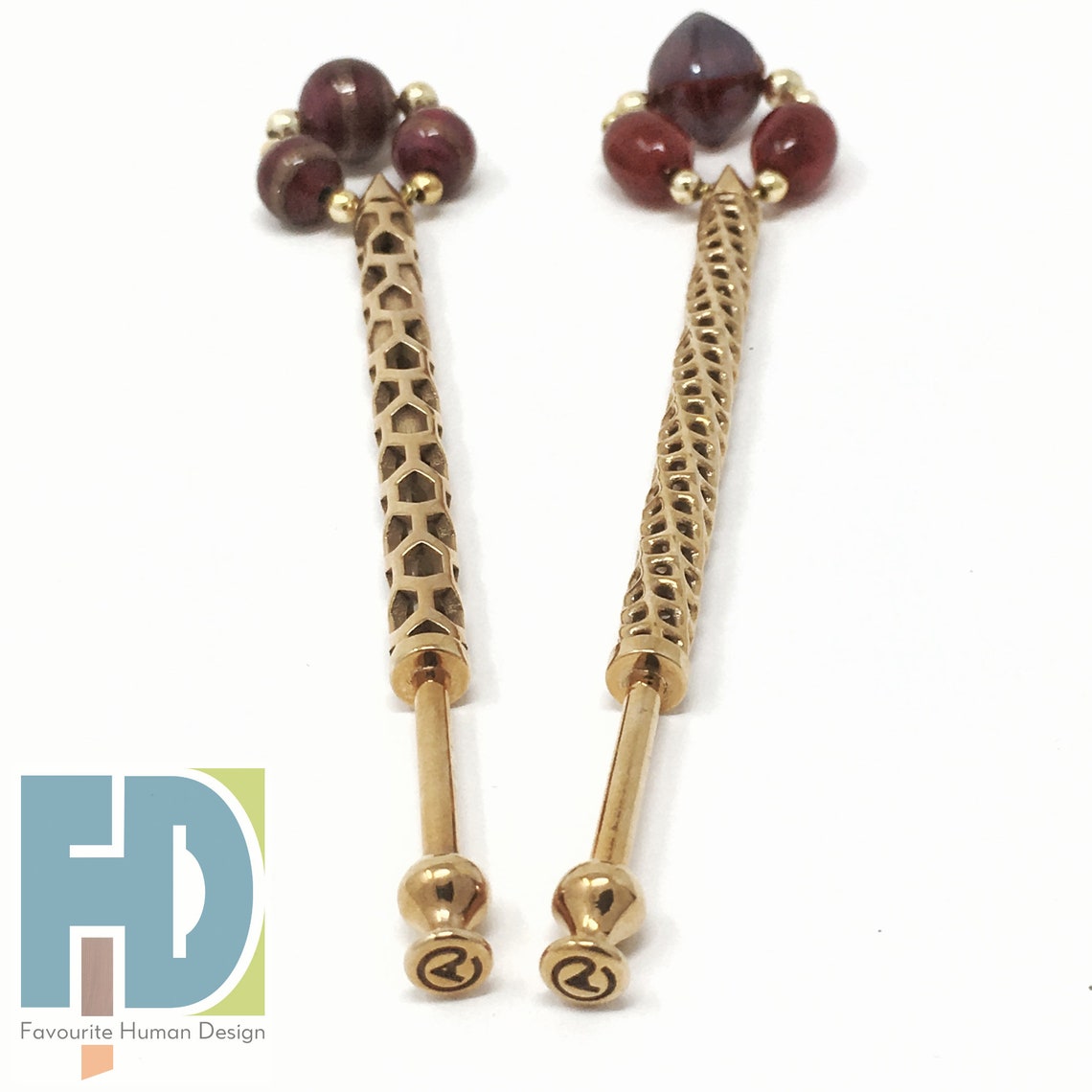 Grid 3D Printed Lace Bobbin Brass or Bronze Single - Etsy