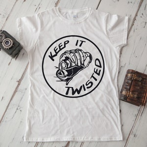 Keep it twisted art logo design handmade printed on quality | Etsy