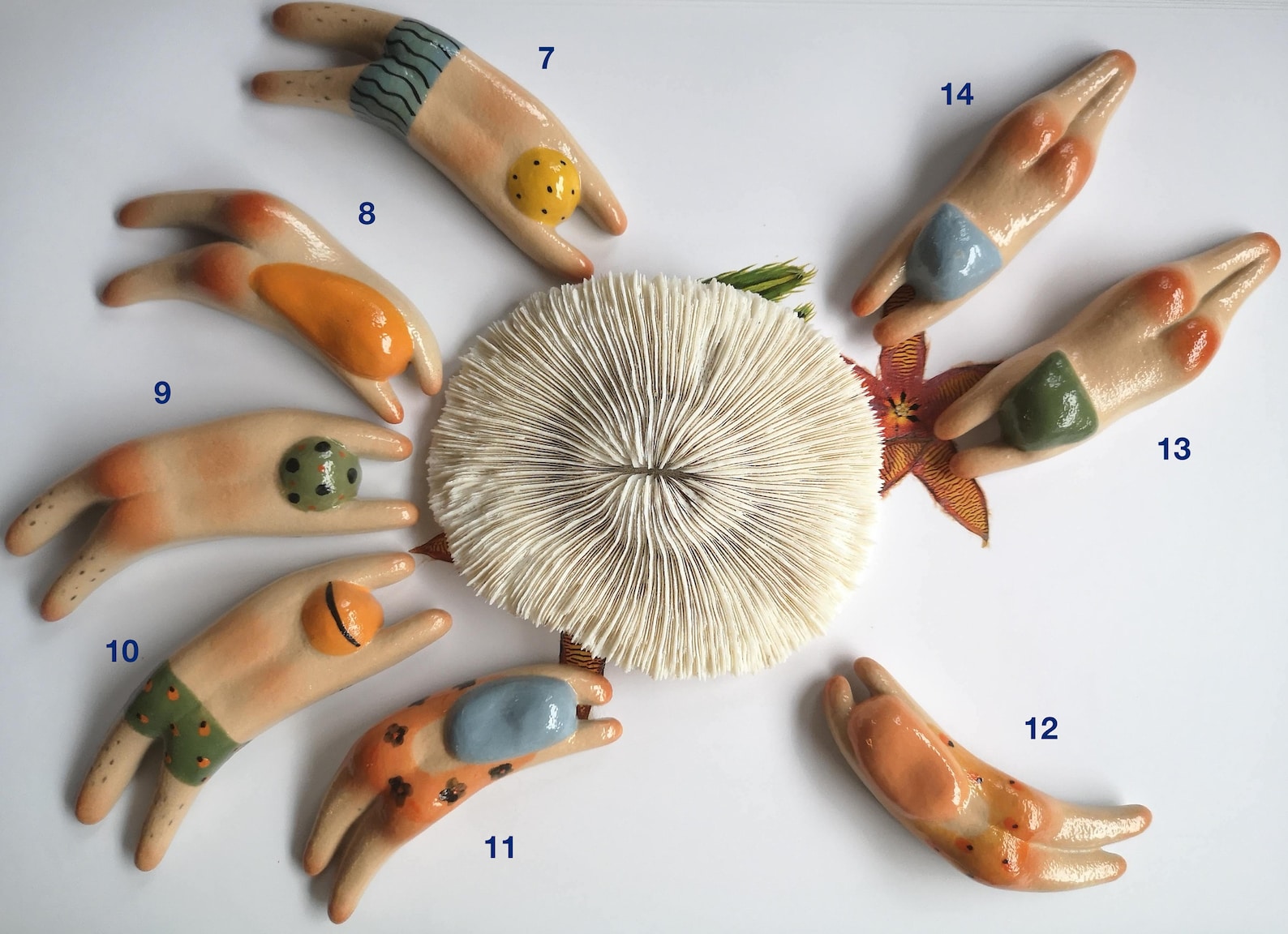 Handmade Porcelain Magnet and Cutlery Rest Super Special | Etsy