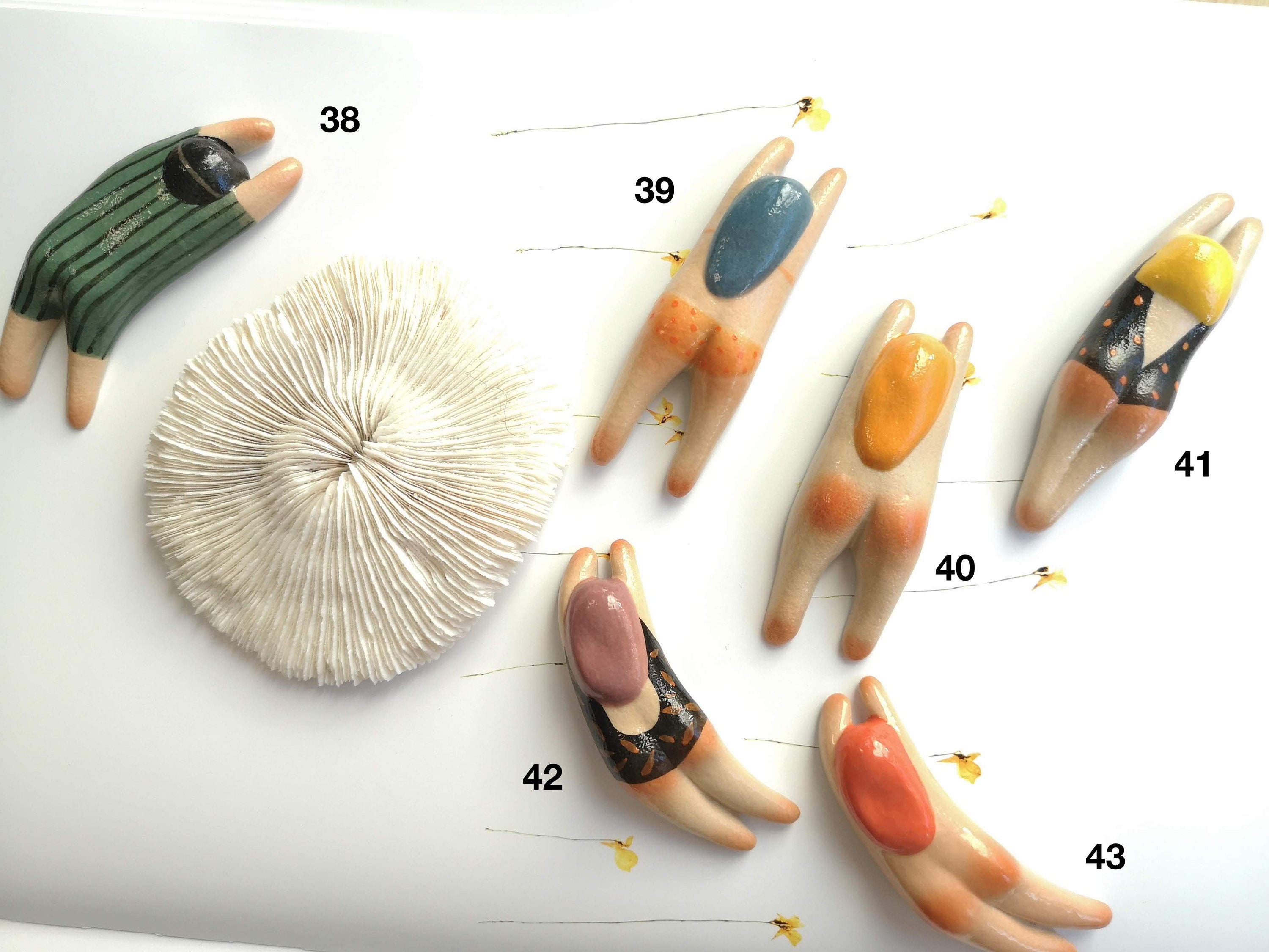 Handmade Porcelain Magnet and Cutlery Rest Super Special | Etsy