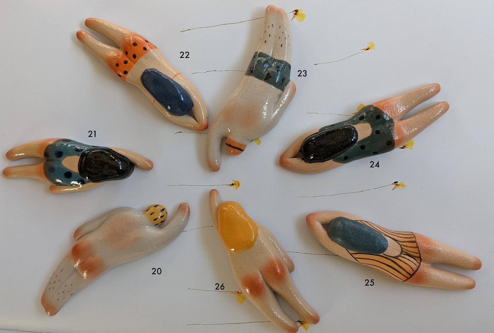 Handmade Porcelain Magnet and Cutlery Rest Super Special | Etsy