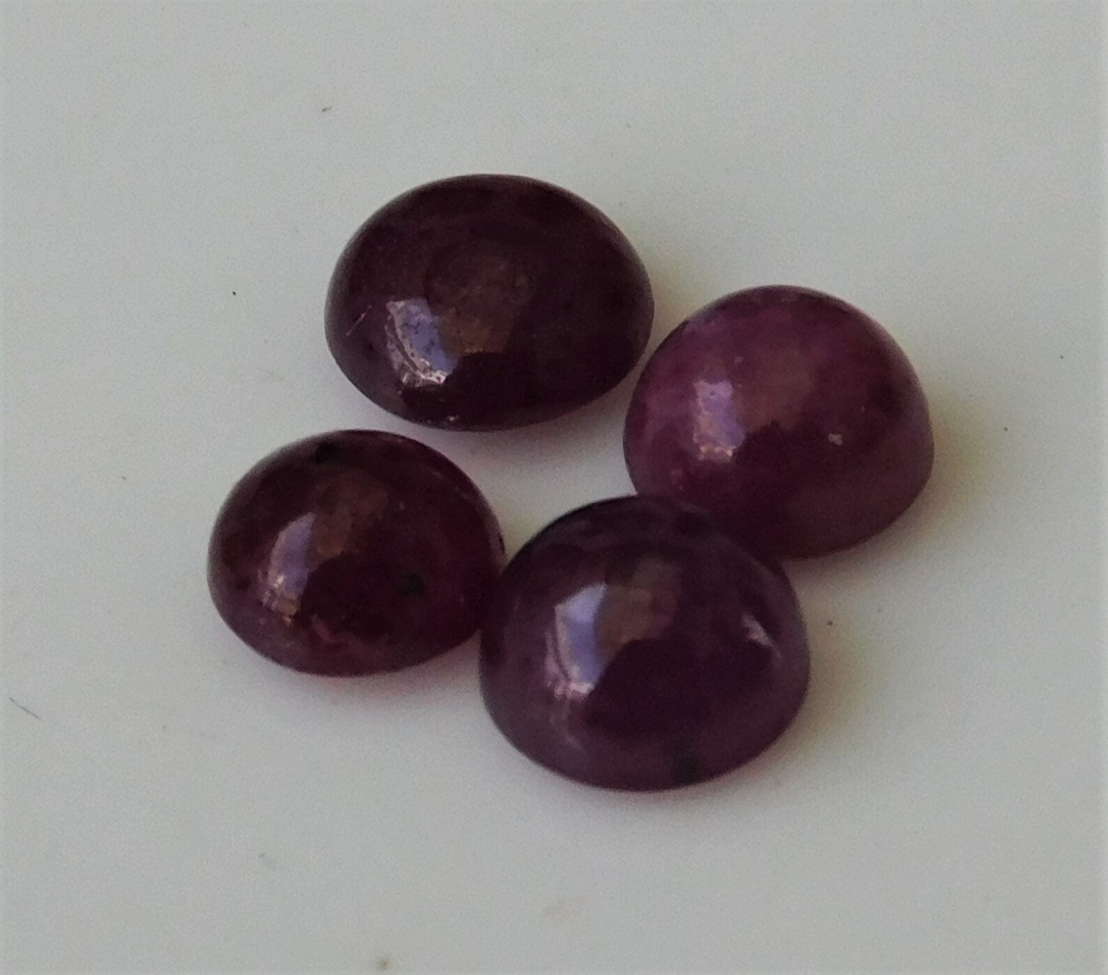 Cabujón de rubí natural de forma redonda. tamaño 3x3 a 5x5mm - Etsy España