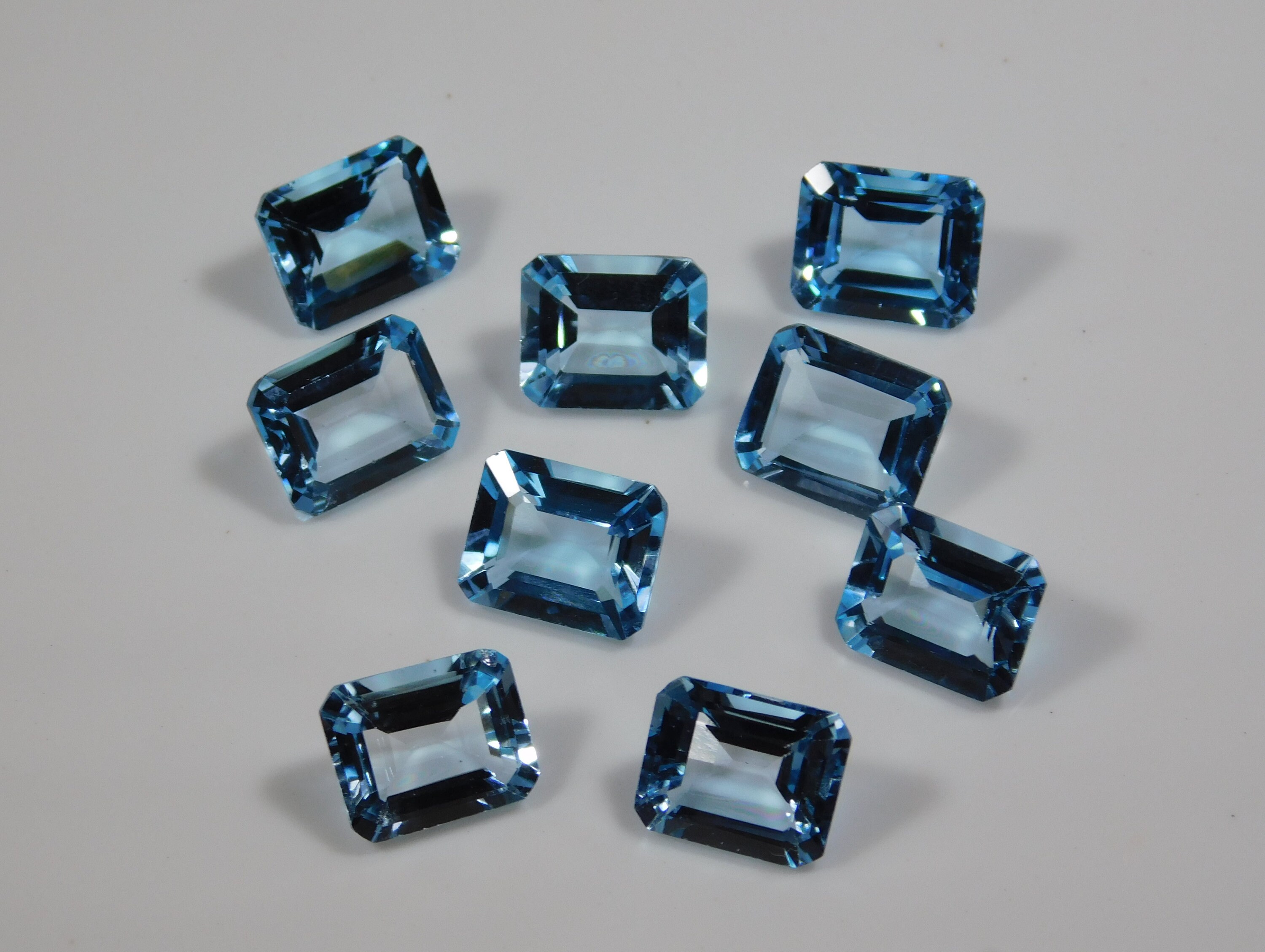 Calidad AAA Cielo azul topaz forma octágono. Tamaño 6x8 - Etsy España