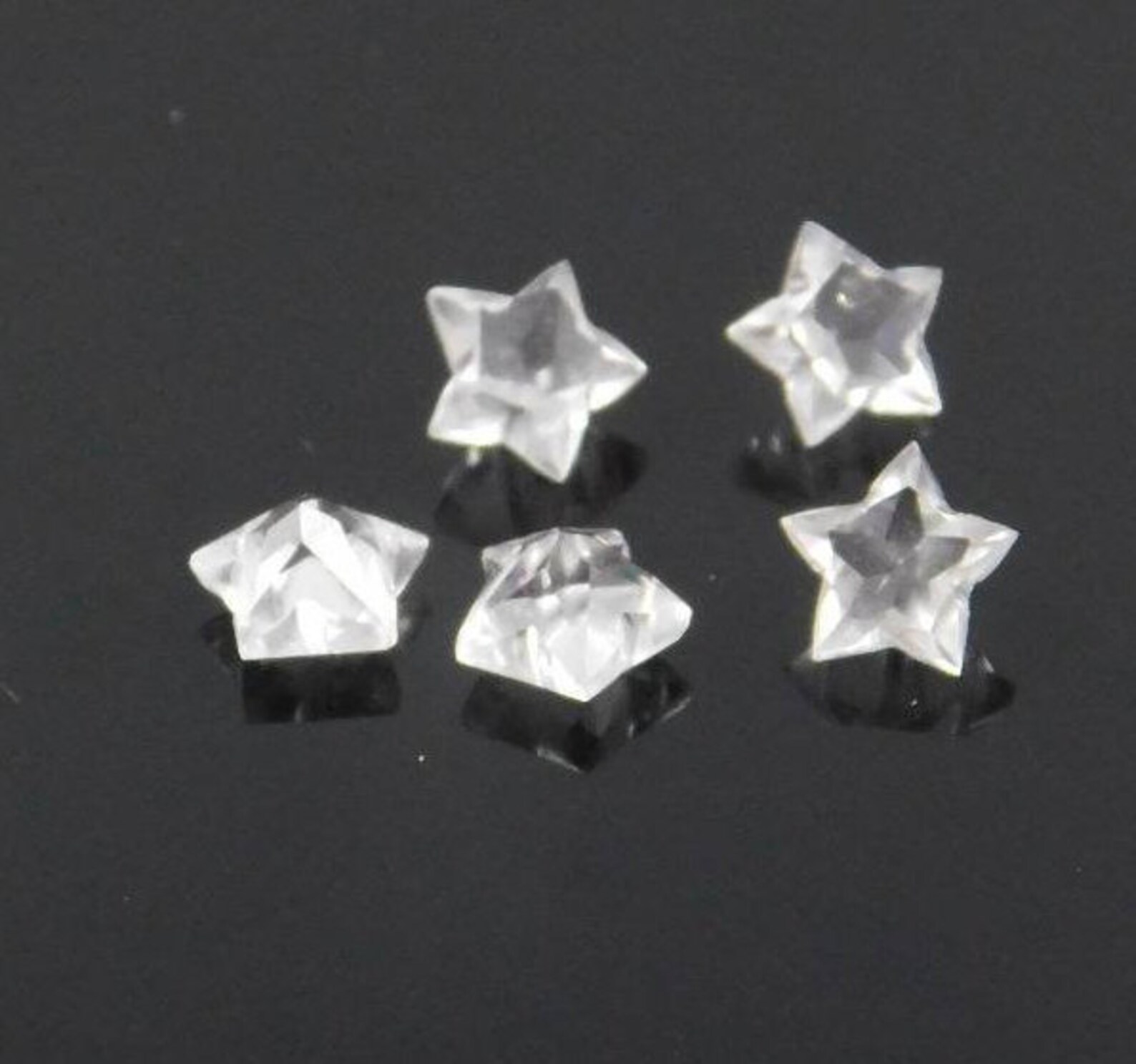Crystal Quartz Faceted Star Shape Gemstone Fancy Shape Gemstones ...