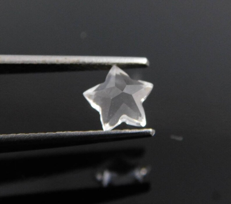 Crystal Quartz Faceted Star Shape Gemstone Fancy Shape Gemstones ...