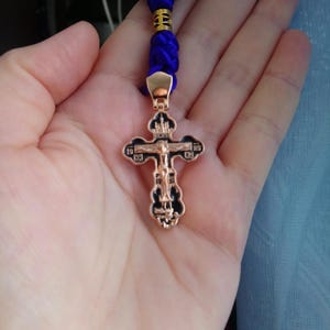 Blue Orthodox Prayer Rope: 100 Knots, Komboskini Chotki Christian ...
