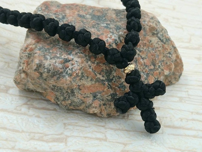 Orthodox Rosary Prayer Rope Chotki Black Semi Spaced | Etsy