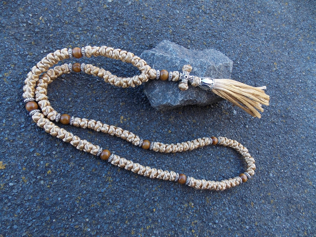 Orthodox Prayer Rope Chotki 100 Knots Ukraine Komboskini Gold Adult ...