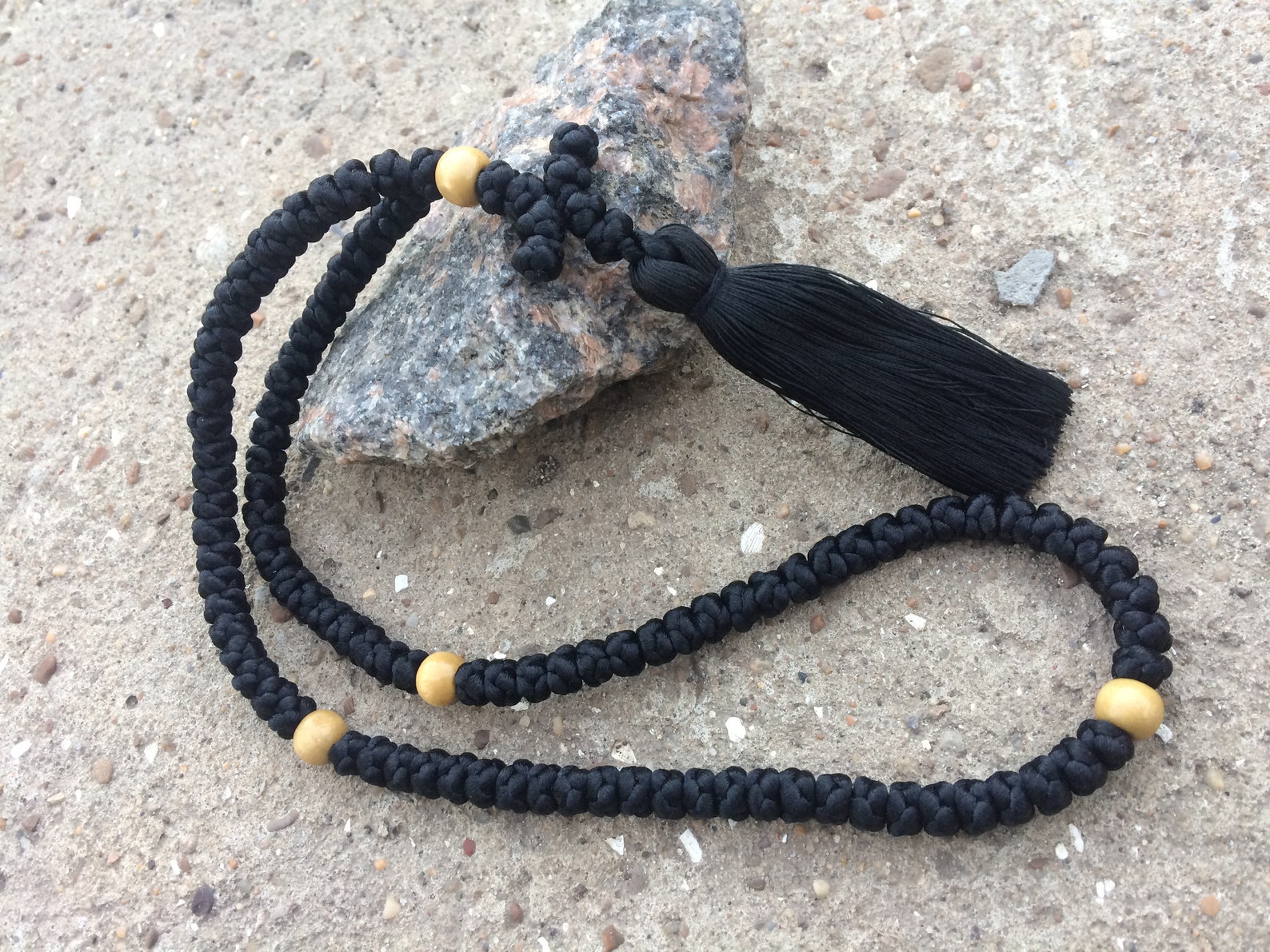 Orthodox Rosary Prayer Rope chotki black komboskini monastery | Etsy