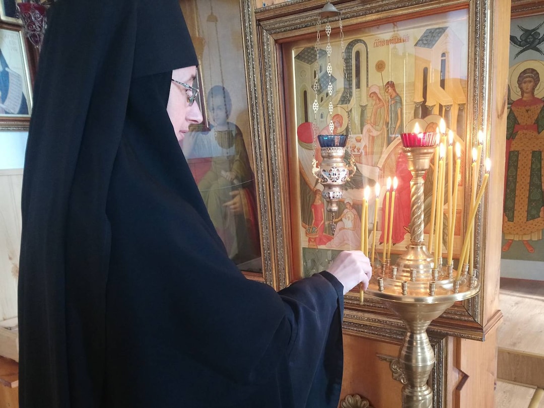 Set of 5 Orthodox Church Candles Will Be Lit at Monastery Daily Service ...