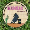 Yeehaw Bronc Riding Sign, Bucking Horse, Distressed, Wood Sign, Rodeo ...