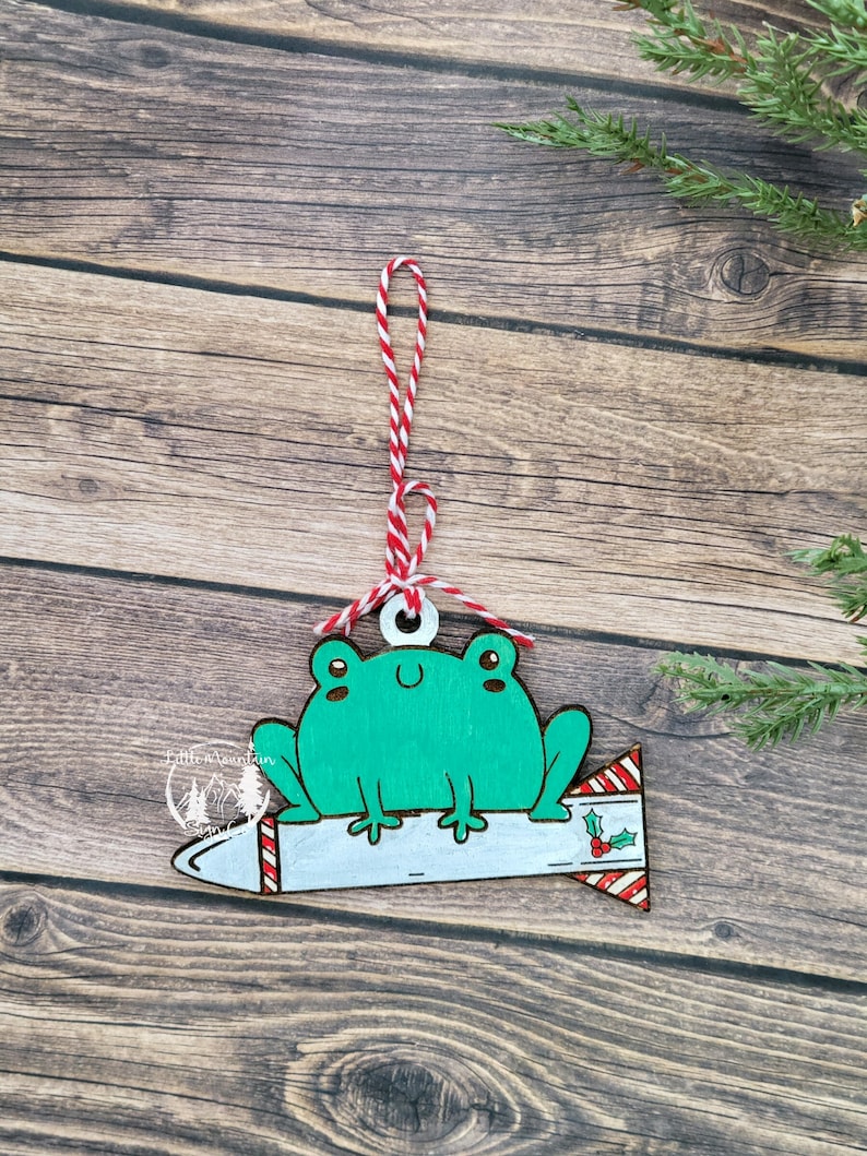 Missile Toad Christmas Ornament Missletoad Mistletoe Cute - Etsy