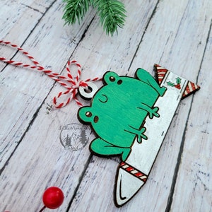 Missile Toad Christmas Ornament, Missletoad, Mistletoe, Cute, Funny ...