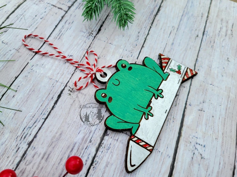 Missile Toad Christmas Ornament Missletoad Mistletoe Cute - Etsy