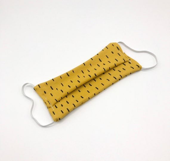 Elastic Face Masks Yellow Face Mask Face Mask Adult Face | Etsy