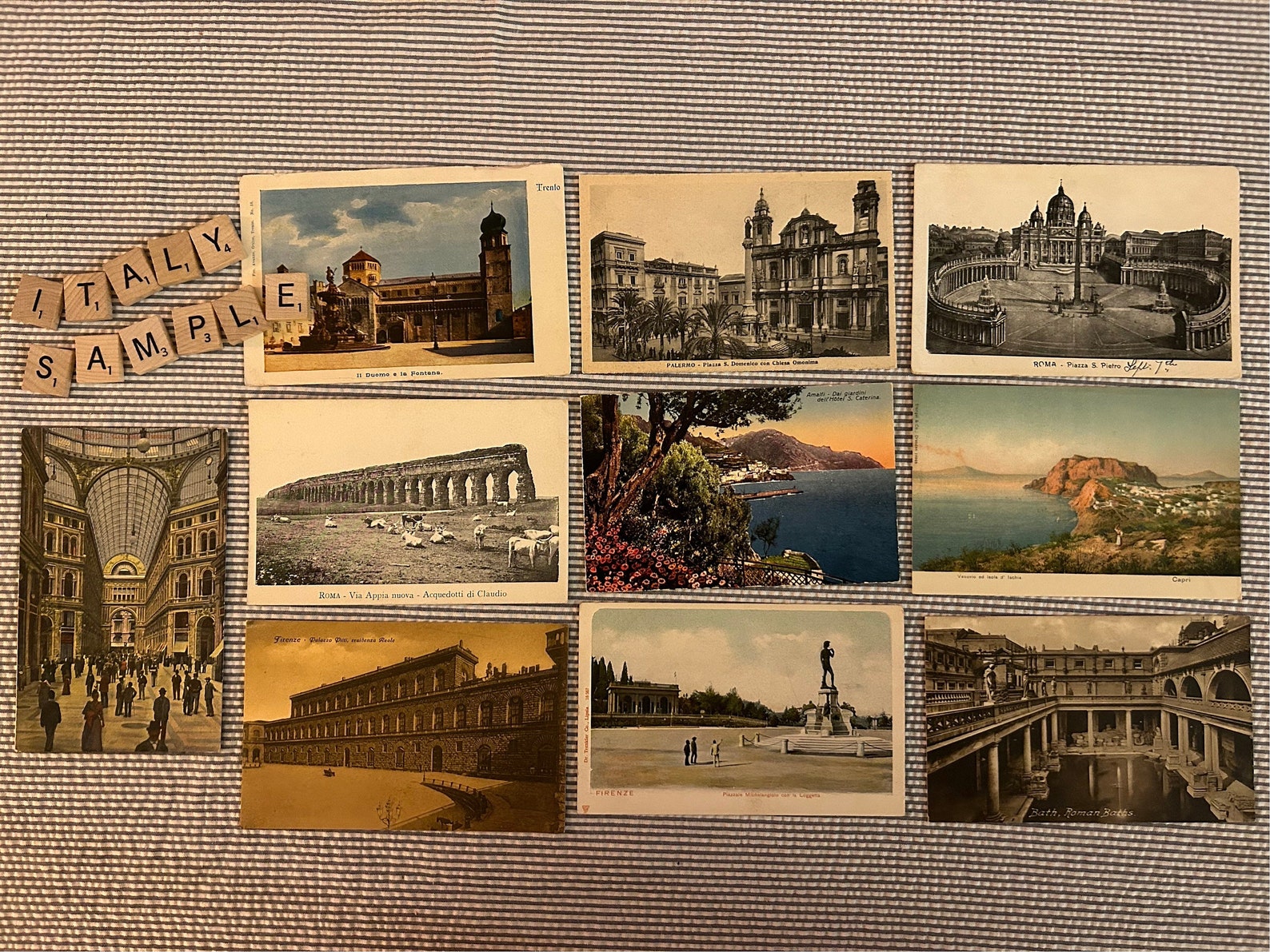 10 Vintage ITALY Postcards / Unused and Random Selection / Perfect for ...
