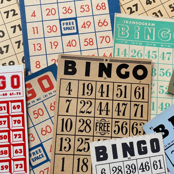 Bingo Set - Etsy
