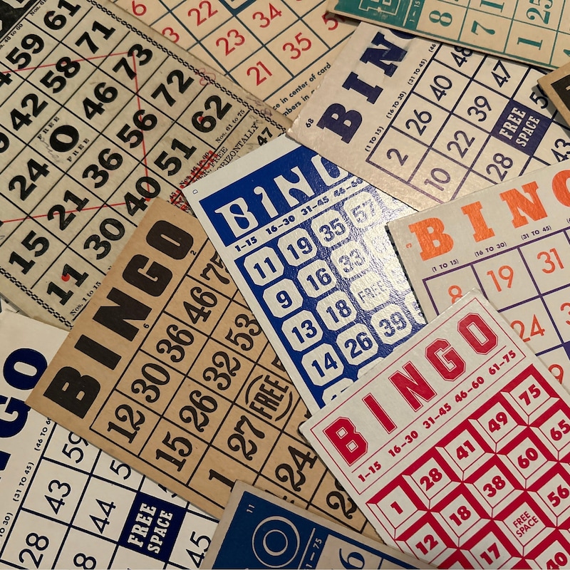 Vintage Bingo Cards - Etsy