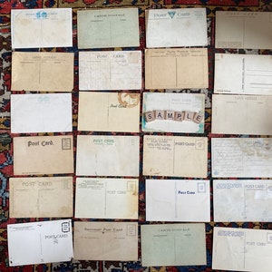 24 Weathered, Damaged, Bent Vintage Postcards, Perfect for Junk ...