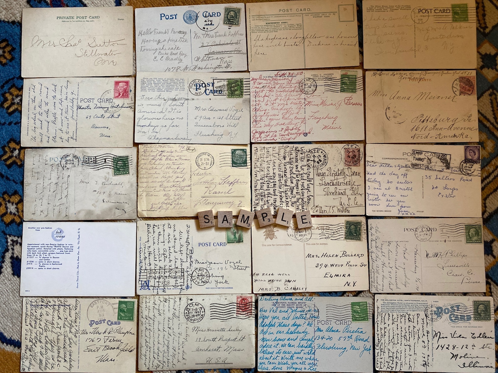 20 Vintage Postcards With Gorgeous Script and Interesting Messages ...