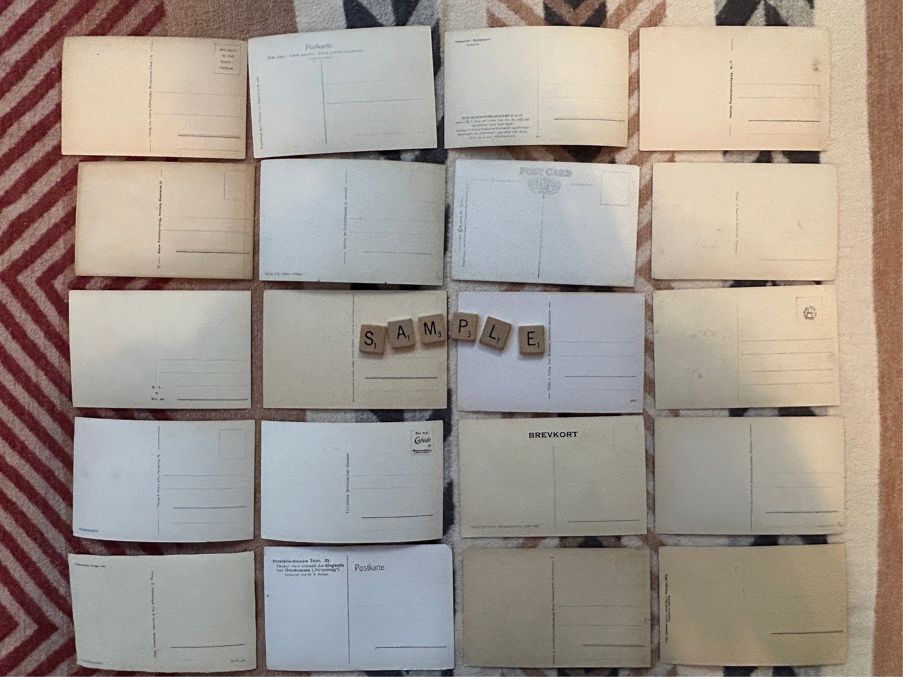 20 Black-and-white or Sepia Vintage Postcards — UNUSED and Perfect for ...