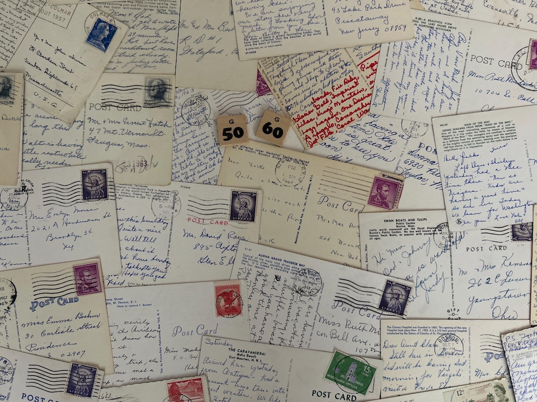 100 Vintage Postcards From the 1950s and 1960s With Interesting ...
