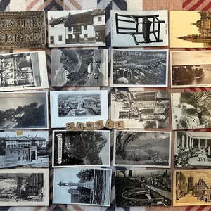 20 Black-and-white or Sepia Vintage Postcards — UNUSED and Perfect for ...