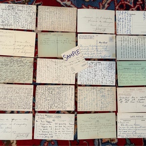 20 Vintage Postcards With Travel Notes, Letters, Journal or Diary ...