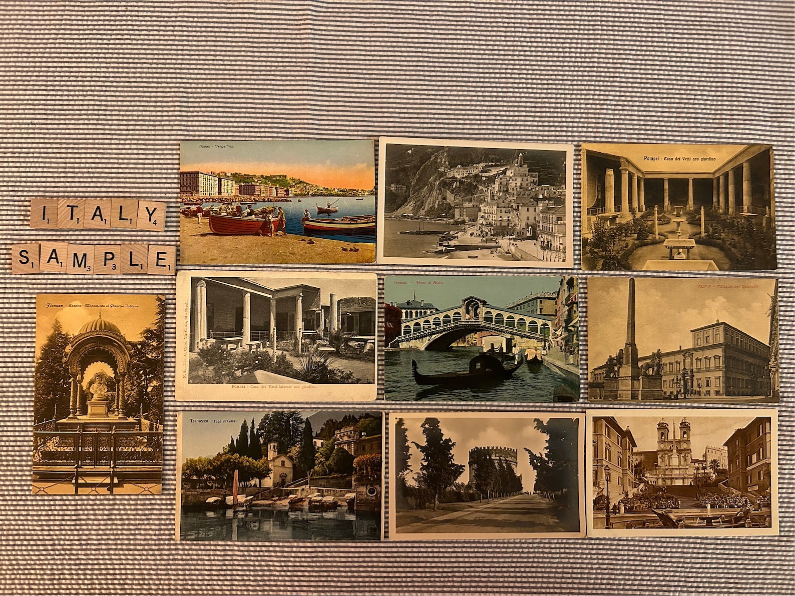 10 Vintage ITALY Postcards / Unused and Random Selection / Perfect for ...