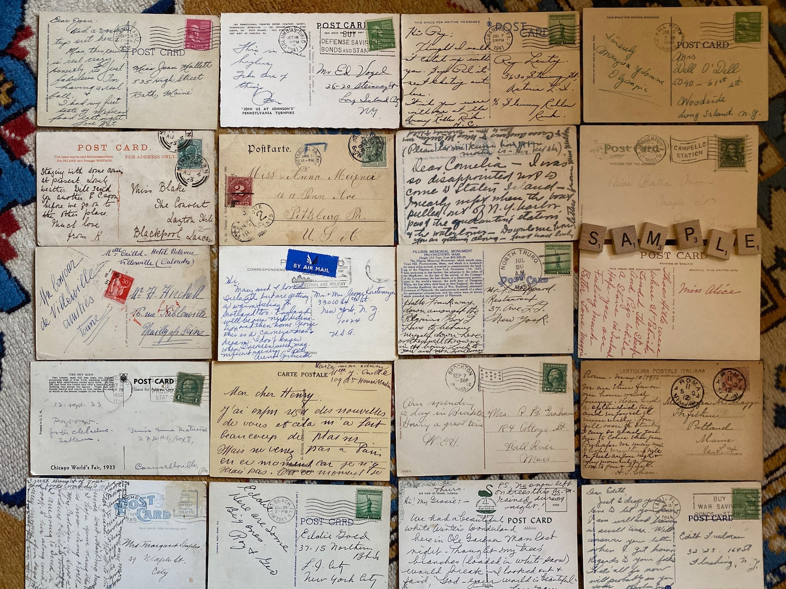 20 Vintage Postcards With Gorgeous Script and Interesting Messages ...