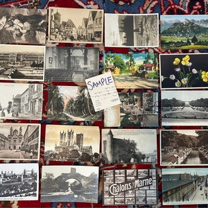 20 Vintage Postcards With Travel Notes, Letters, Journal or Diary ...