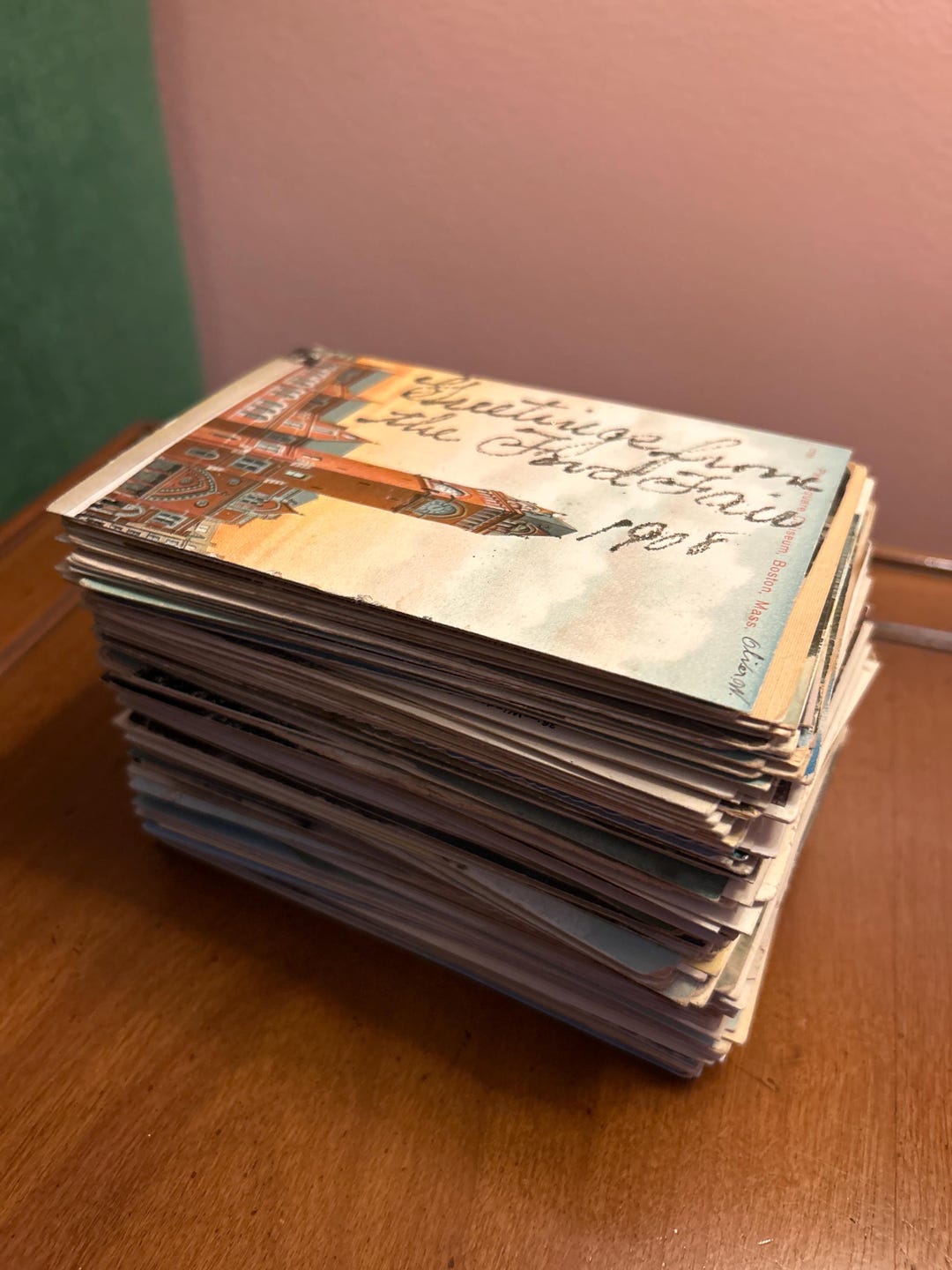 Two Pounds of Vintage Postcards — 250+ Weathered, Damaged, Bent Vintage ...