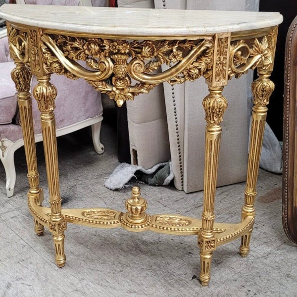Antique Console Table - Etsy