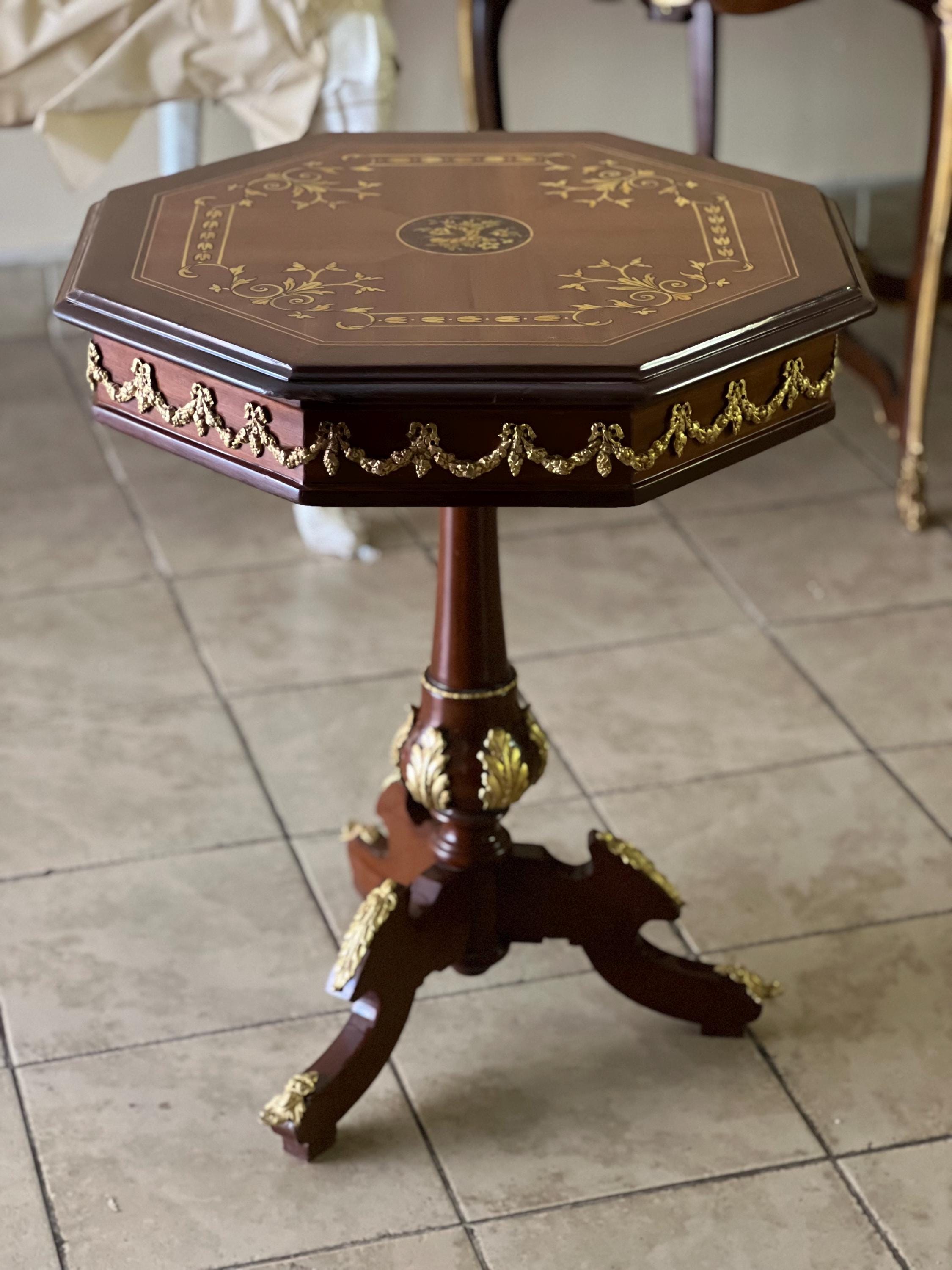 Baroque Vintage Side Table - Etsy