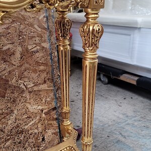 Gilded Console Table Gold Console Tablelouis XVI Gilded Side - Etsy
